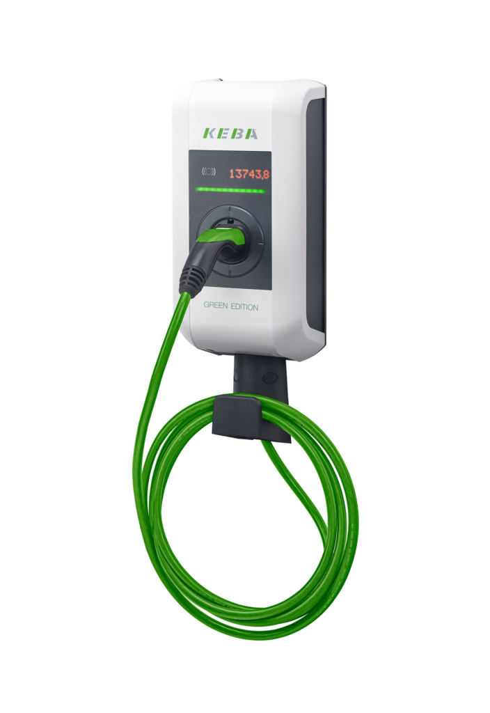 KEBA x-series UK-Charger Type2 6m Cable 22kW-WLAN/4G-RFID-MID - EV-Hub