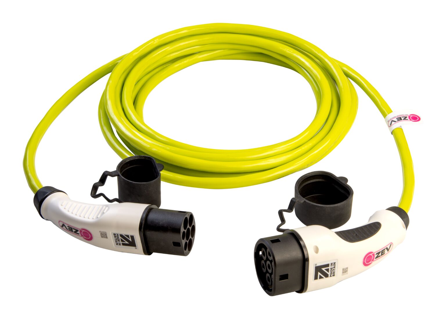 EV Charging Leads Type2-Type2, 32A, 3 Phase, Straight, Hi-vis Lime ... EV Charging Leads Type2-Type2, 32A, 3 Phase, Straight, Hi-vis Lime ...